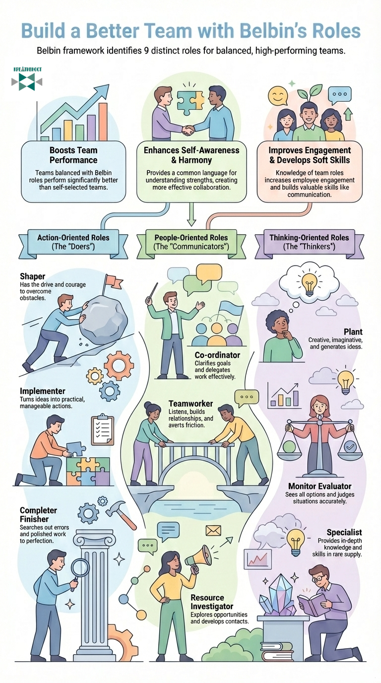 Belbin Team Roles Test for Students - Creativity Ltd.